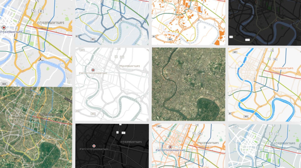 ปรับแต่งสไตล์แผนที่ได้หลากหลาย ด้วย Map Styles 10 รูปแบบจาก THiNKNET Maps - THiNKNET - ผู้พัฒนา ...