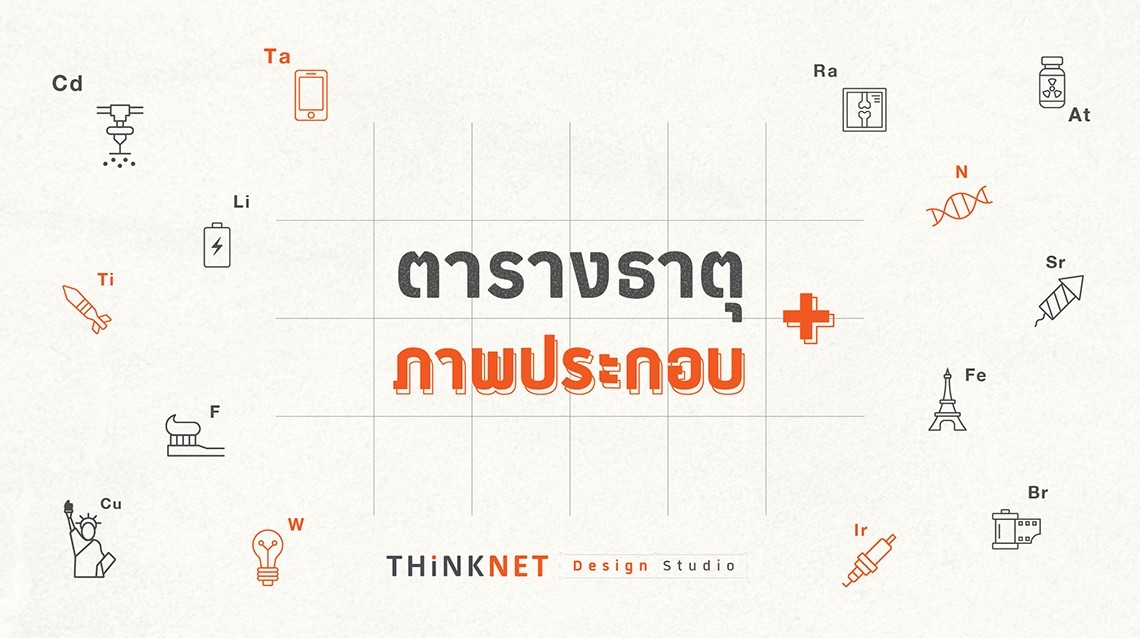 สนุกไปกับตารางธาตุพร้อมภาพประกอบจาก THiNKNET Design Studio - THiNKNET - ผู้พัฒนา JobThai ...